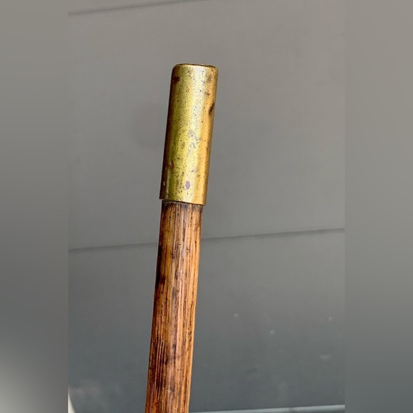 Art | Antique Artisan Hand Crafted Chestnut Ball Pommel Walnut Walking ...
